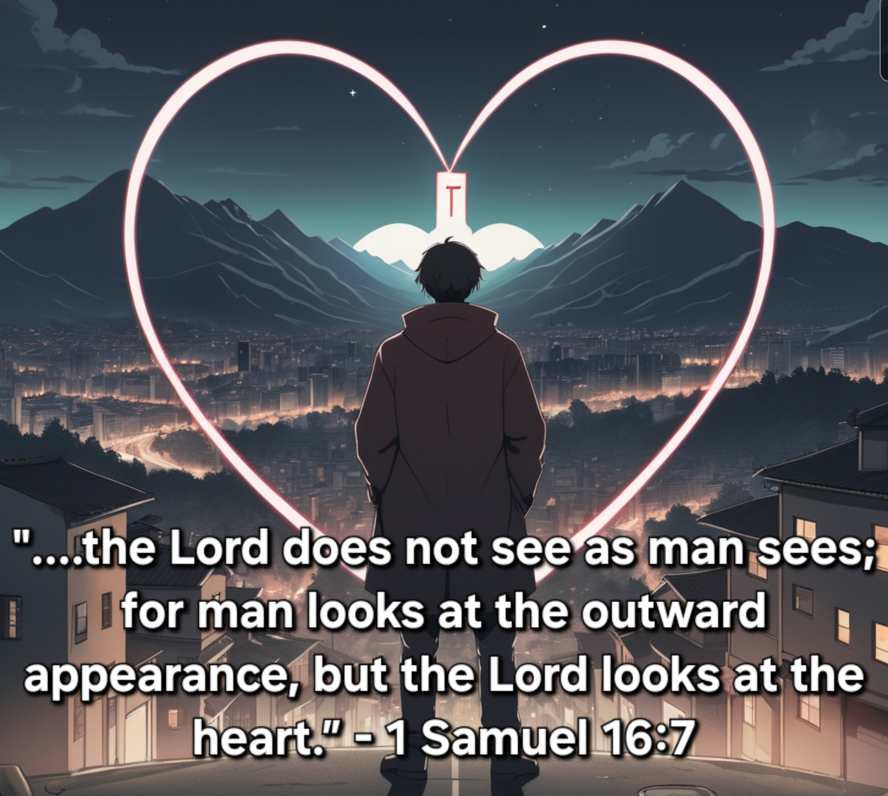 The Lord does not see as man sees – 1love1god.com