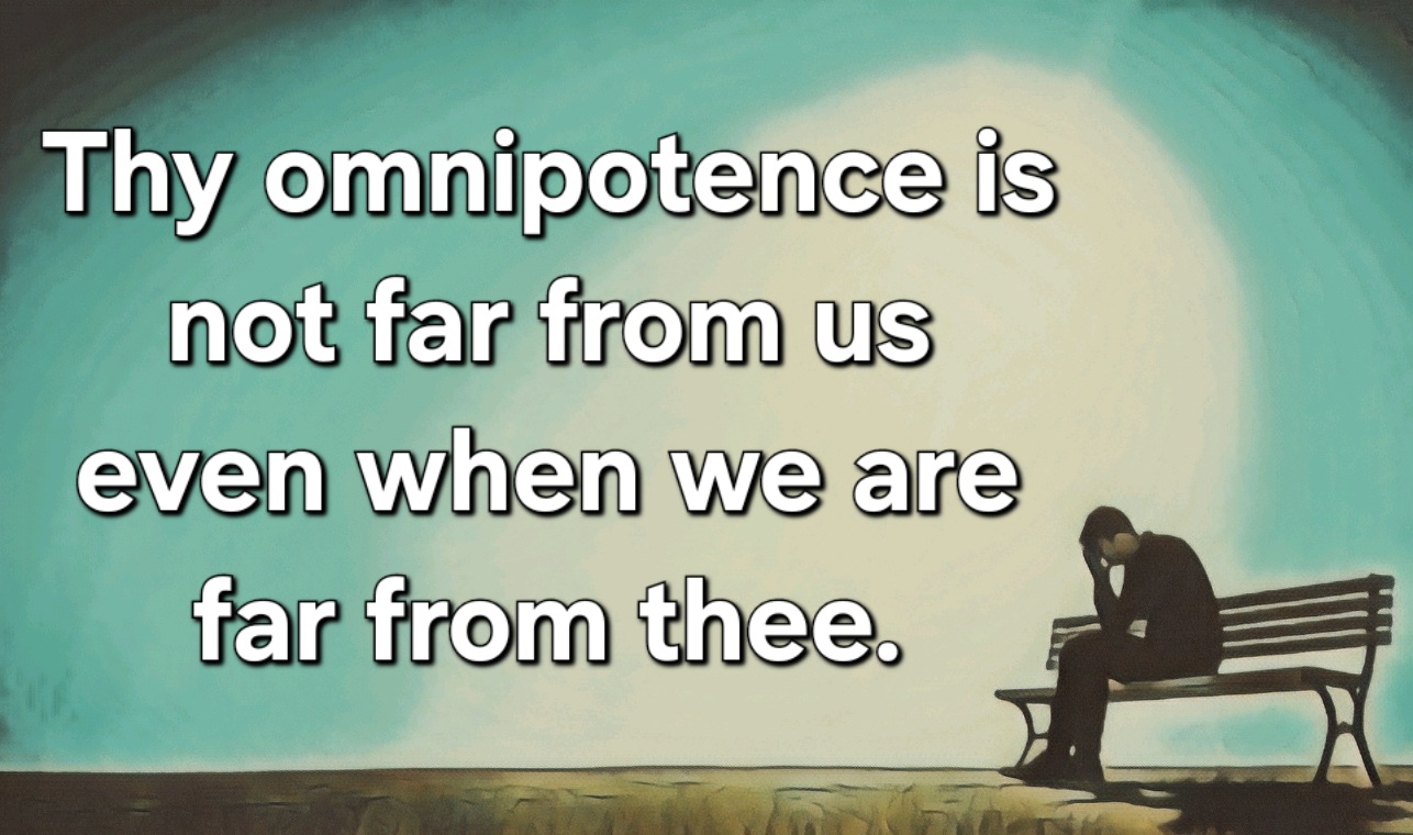 Thy omnipotence – 1love1god.com
